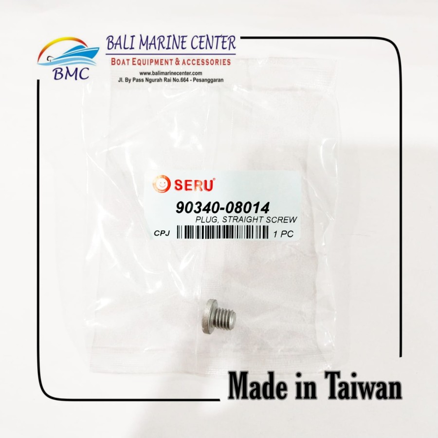90340-08014 PLUG,STRAIGHTSCREW - Bali Marine Center