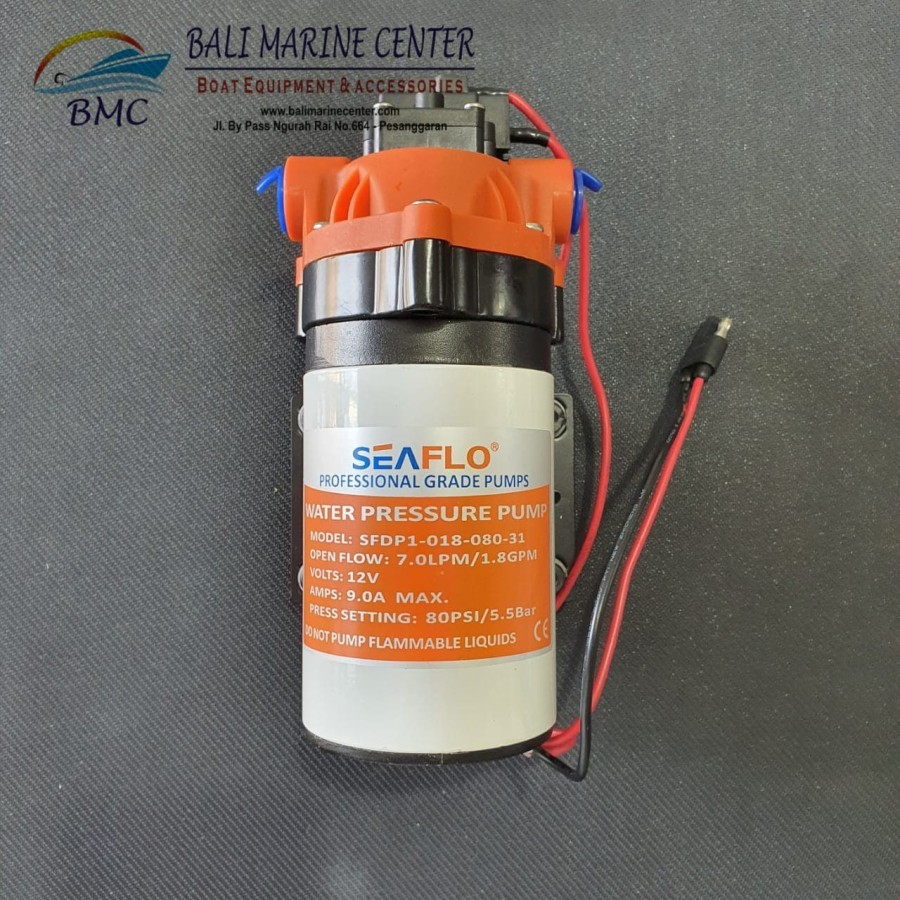 Seaflo Pompa Air 1.8GPM 12V / Water Pump / Perlengkapan Kapal - Bali ...