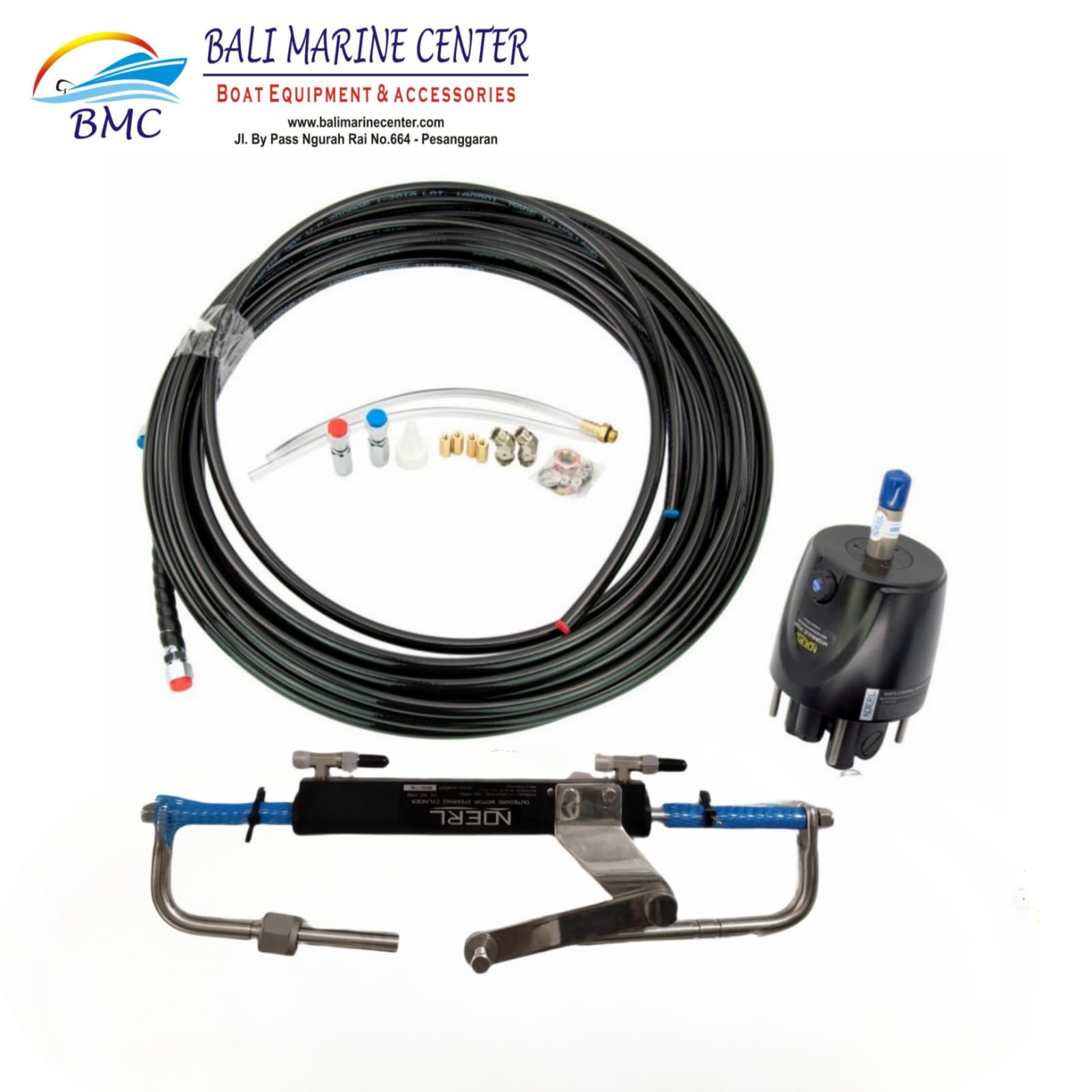Kemudi Kapal / Power Steering Hhyraulic 90HP - Bali Marine Center