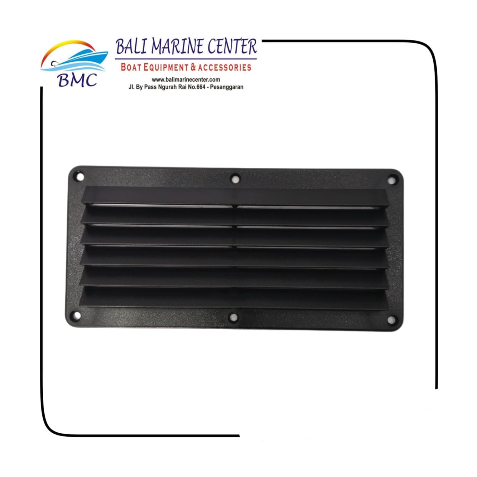 Louver Vent Black 125/CTN Made OF ABS - Bali Marine Center