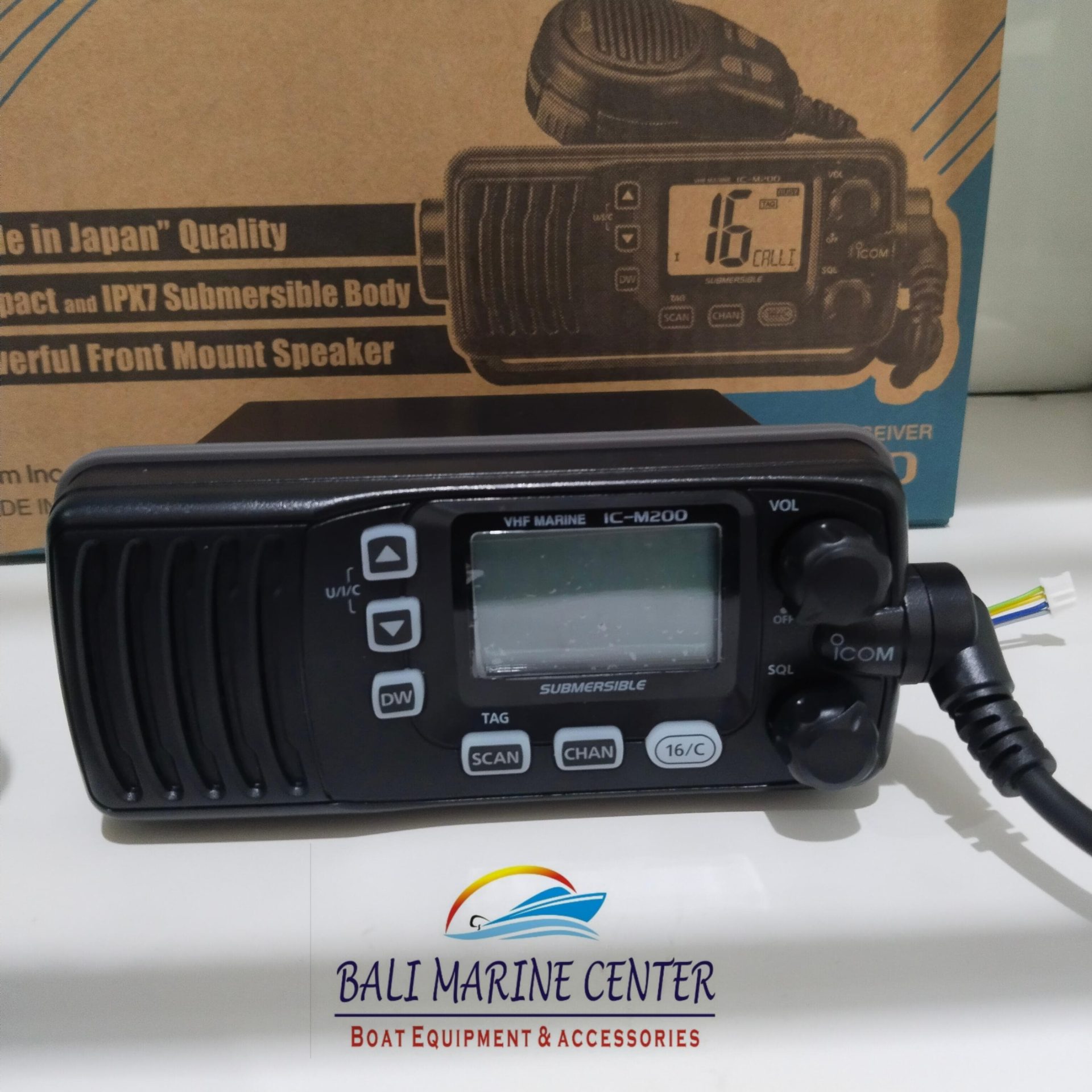 Icom M200 Marine VHF Radio Transceiver / Radio Marine - Bali Marine Center